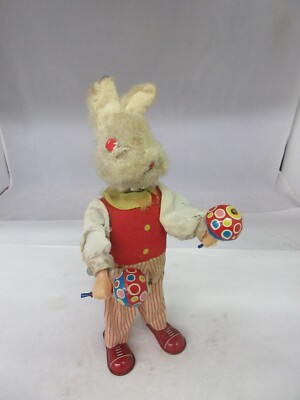 VINTAGE WIND UP BUNNY JAPAN WORKS TOY 227- | eBay