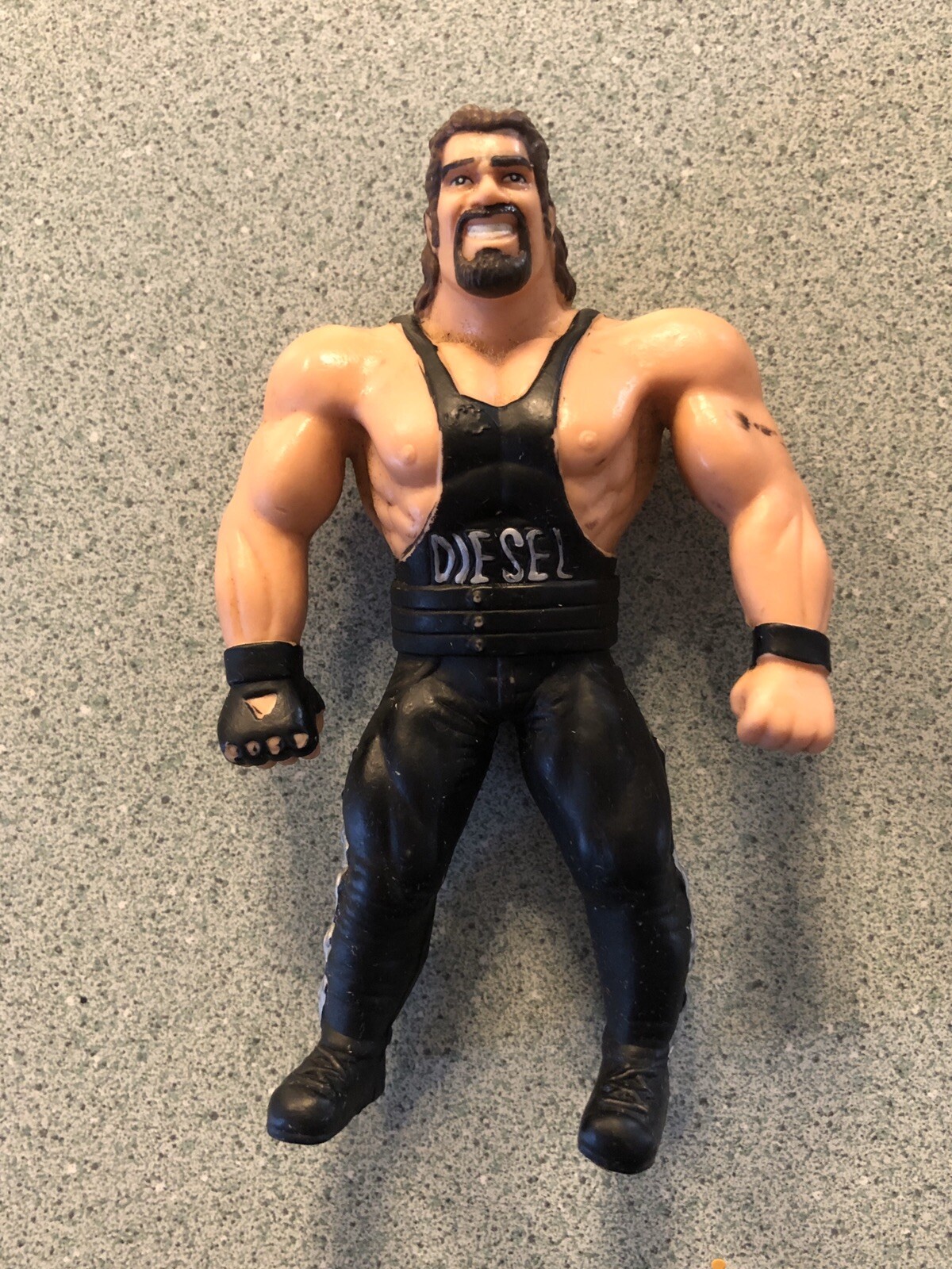 WWF Diesel Kevin Nash Wrestler Action Figure 1994 BendEms Titan Sports ...