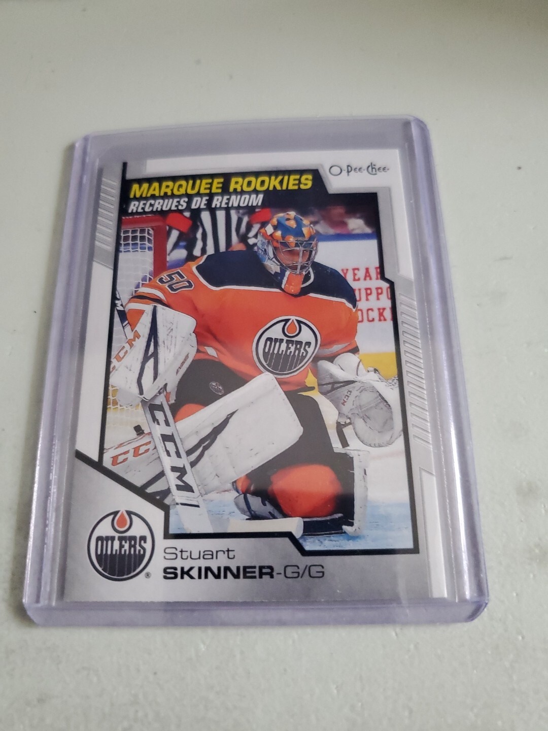 2020-21 STUART SKINNER O-PEE-CHEE MARQUEE ROOKIES CARD EDMONTON OILERS ...