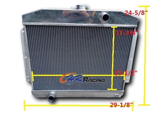 3Row Aluminum Radiator for 1949-1951 1950 MERCURY CAR W/FORD 302 V8 ...