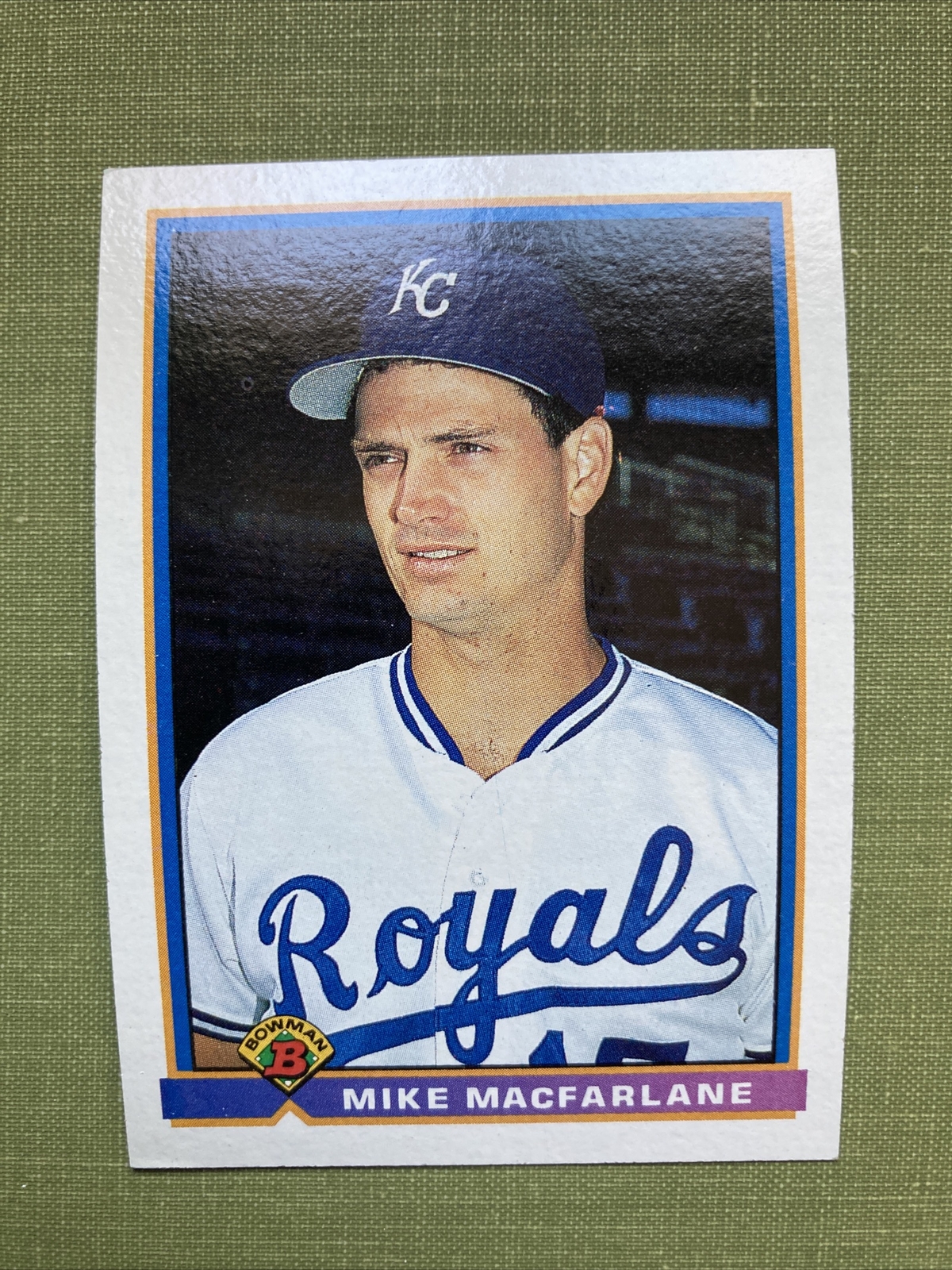 AS IS Bowman Mike Macfarlane #301 Baseball Card, READ DESCRIPTION | eBay