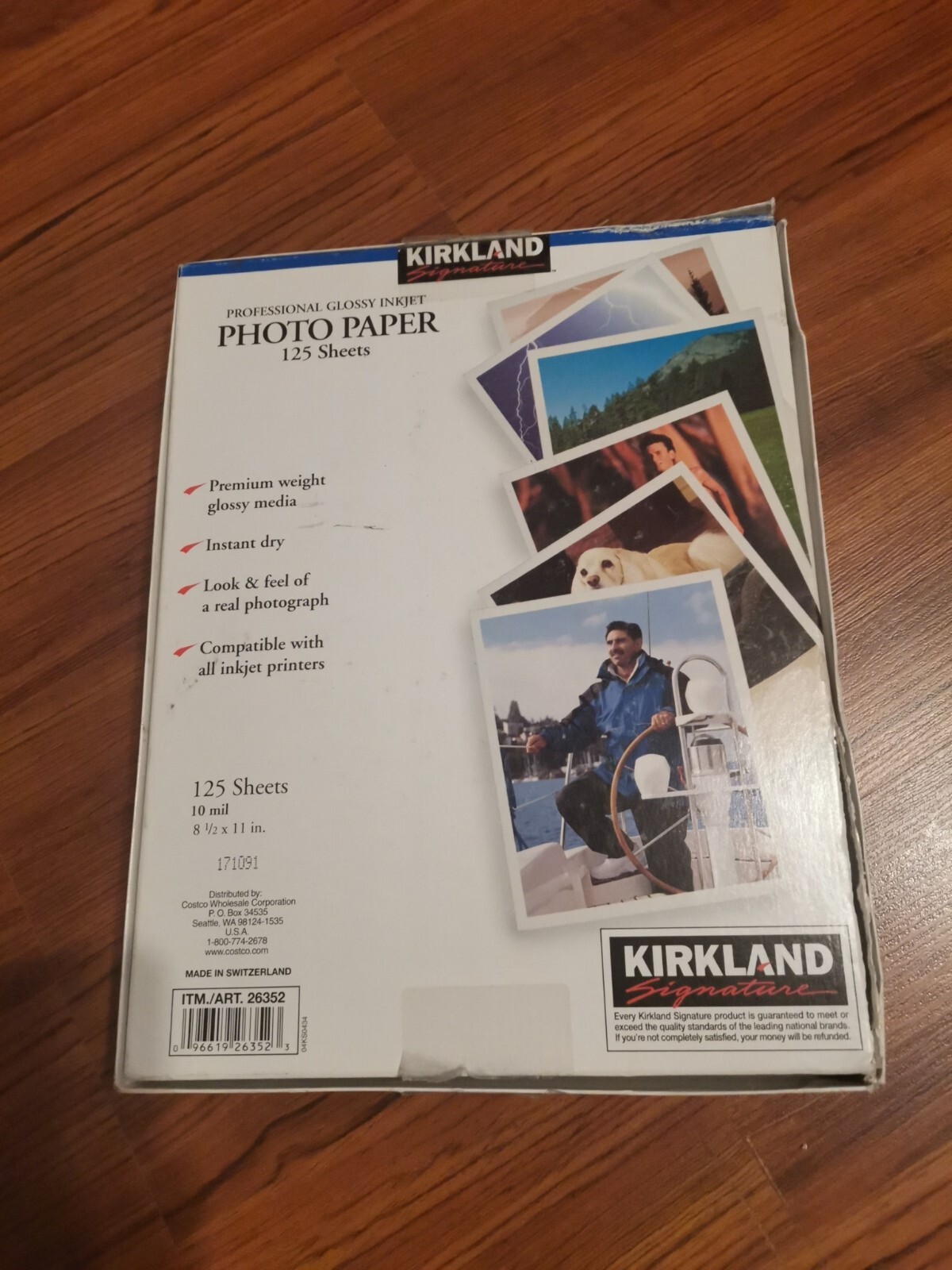 Kirkland Signature Professional Glossy Inkjet Photo Paper 125 Sheets 8