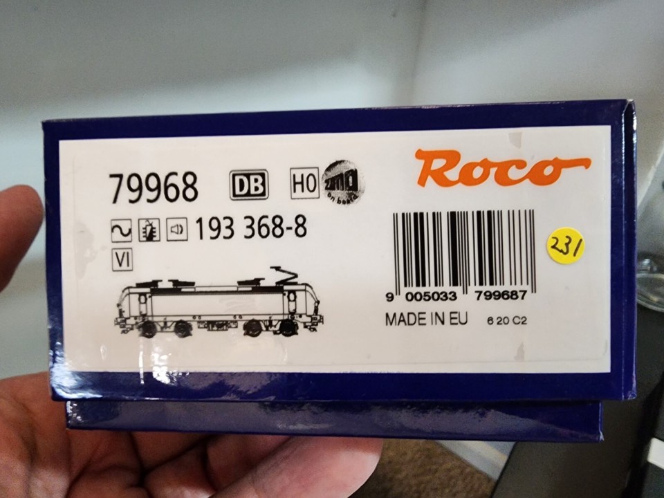Roco DB BR 193 Strong Cargo Electric Locomotive 79968 HO Scale AC ...