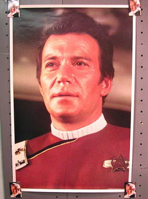 Star Trek Capt Kirk Movie Poster-Lincoln Enterprises- Rolled- 22x33 ...