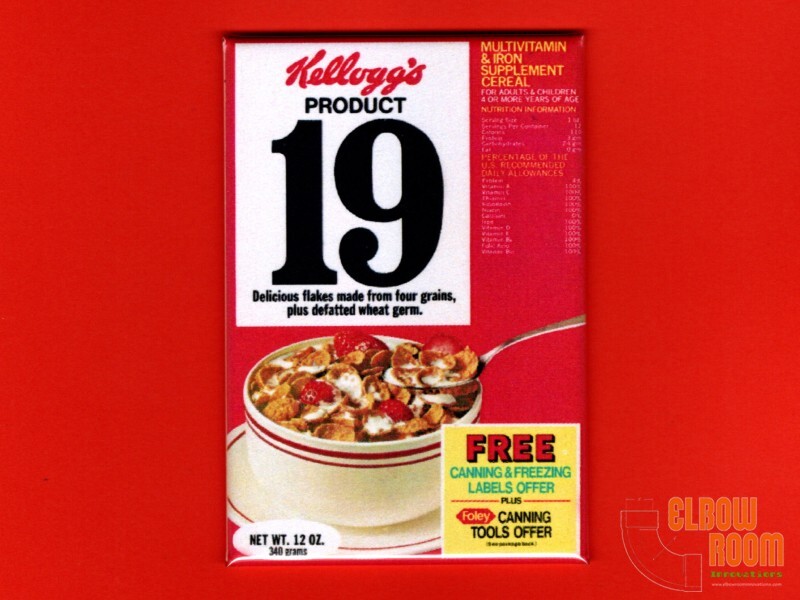 Kellogg's Product 19 cereal vintage box art 2x3" fridge/locker magnet ...