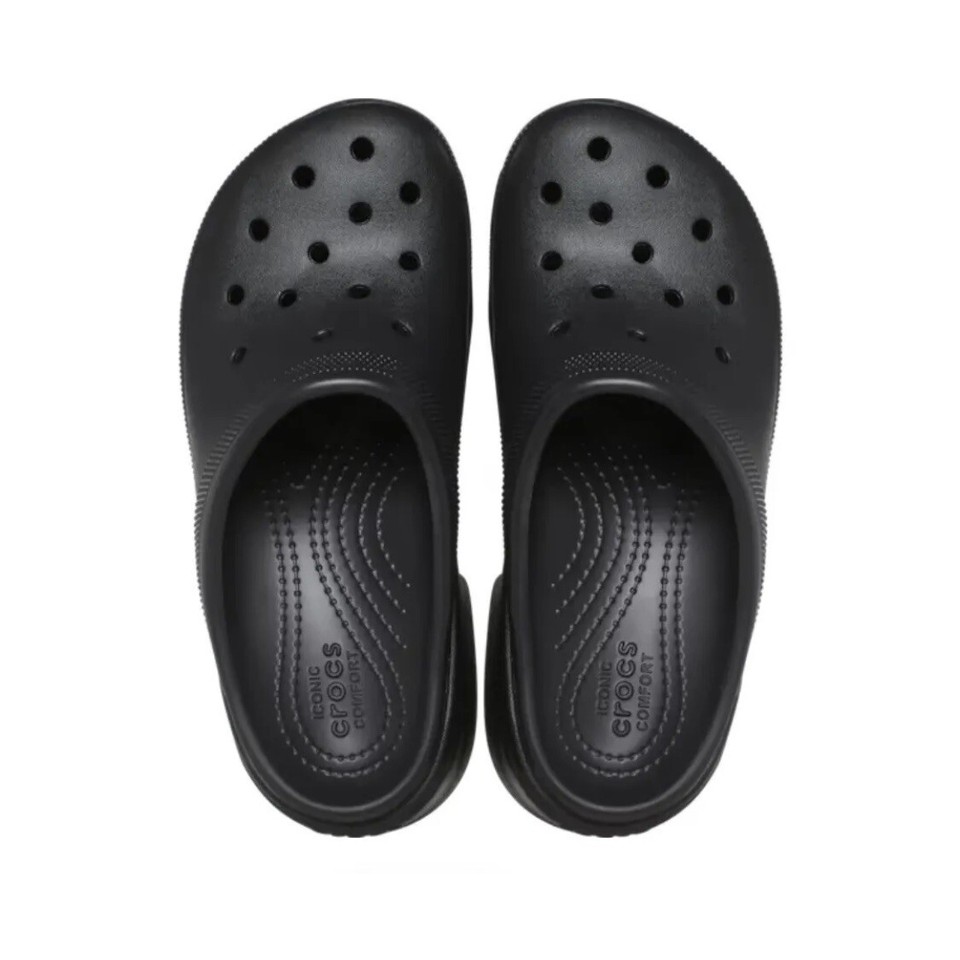 Crocs Siren Clog (Size M6/W8) Black Chunky Heel Platform Women’s Size 8 ...