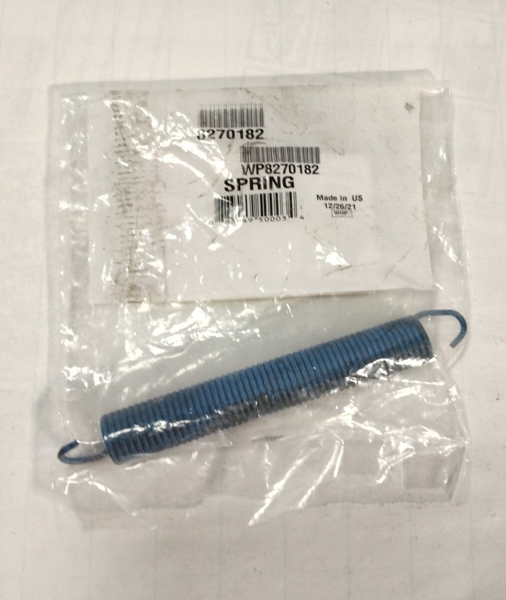Whirlpool Kitchenaid Dishwasher Door Spring 8270182 WP8270182 ...