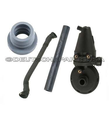 CRANKCASE OIL SEPARATOR PCV VENT VALVE KIT HD OEM QUALITY SET 4 for BMW ...