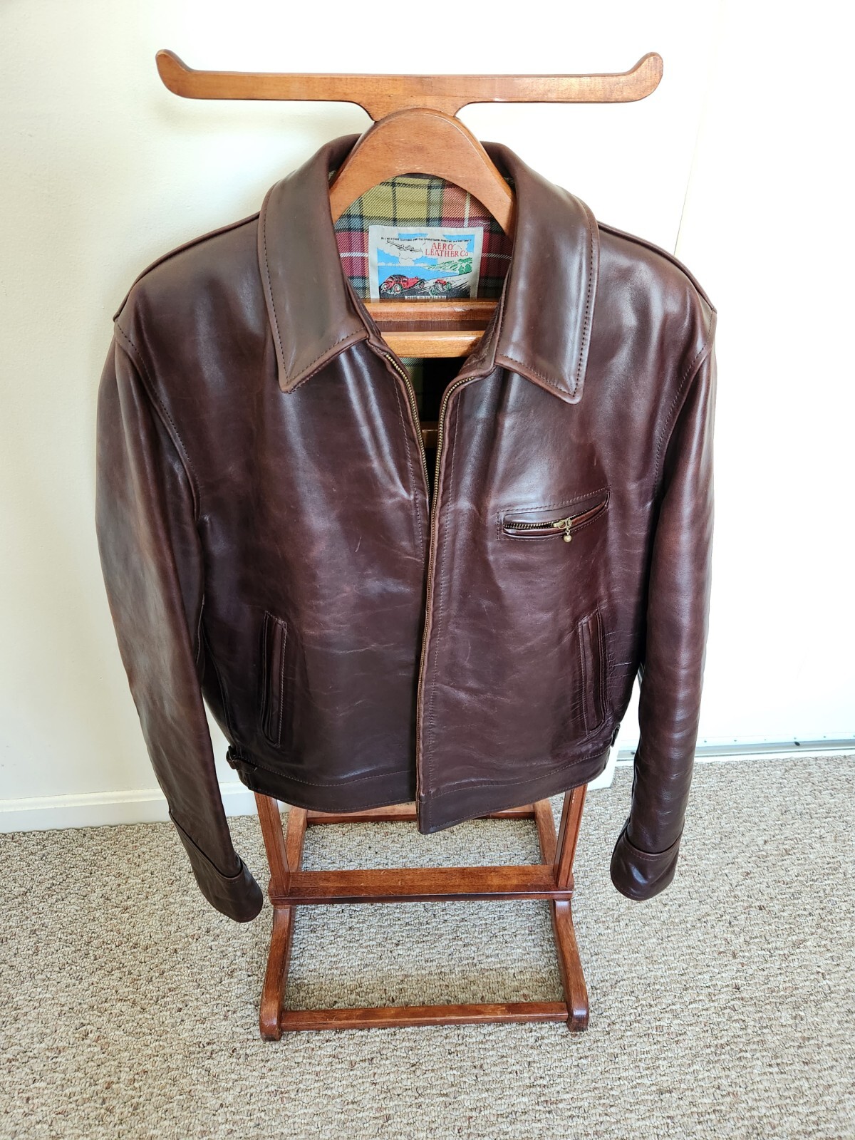 Aero leather horsehide jacket - Gem