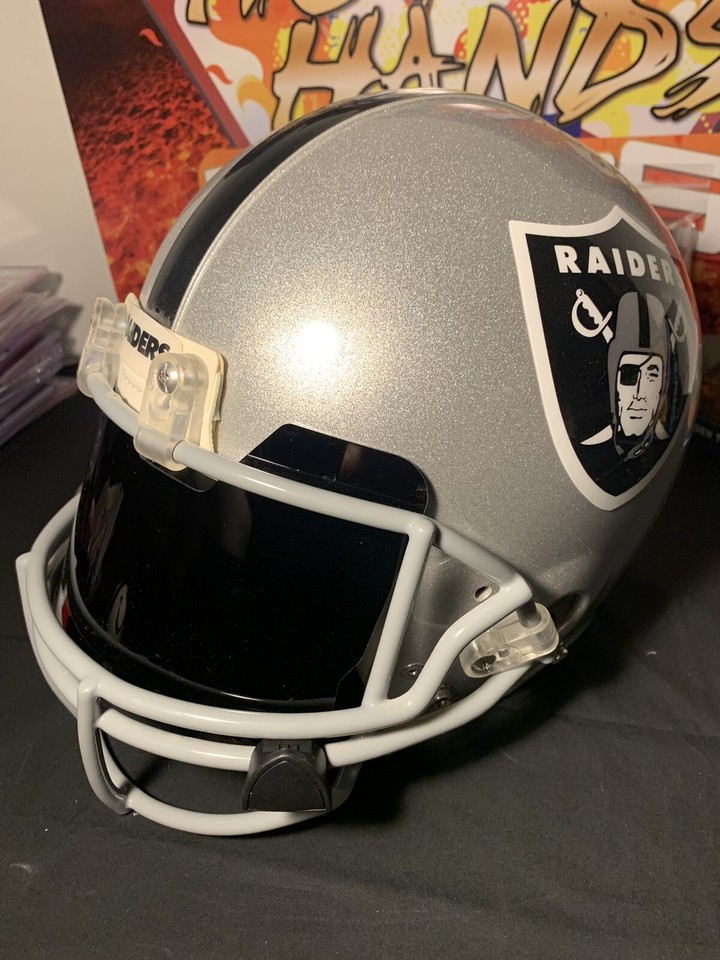 Hall Of Famer Marcus Allen Raiders Riddell Speed NFL Full Size Helmet ...