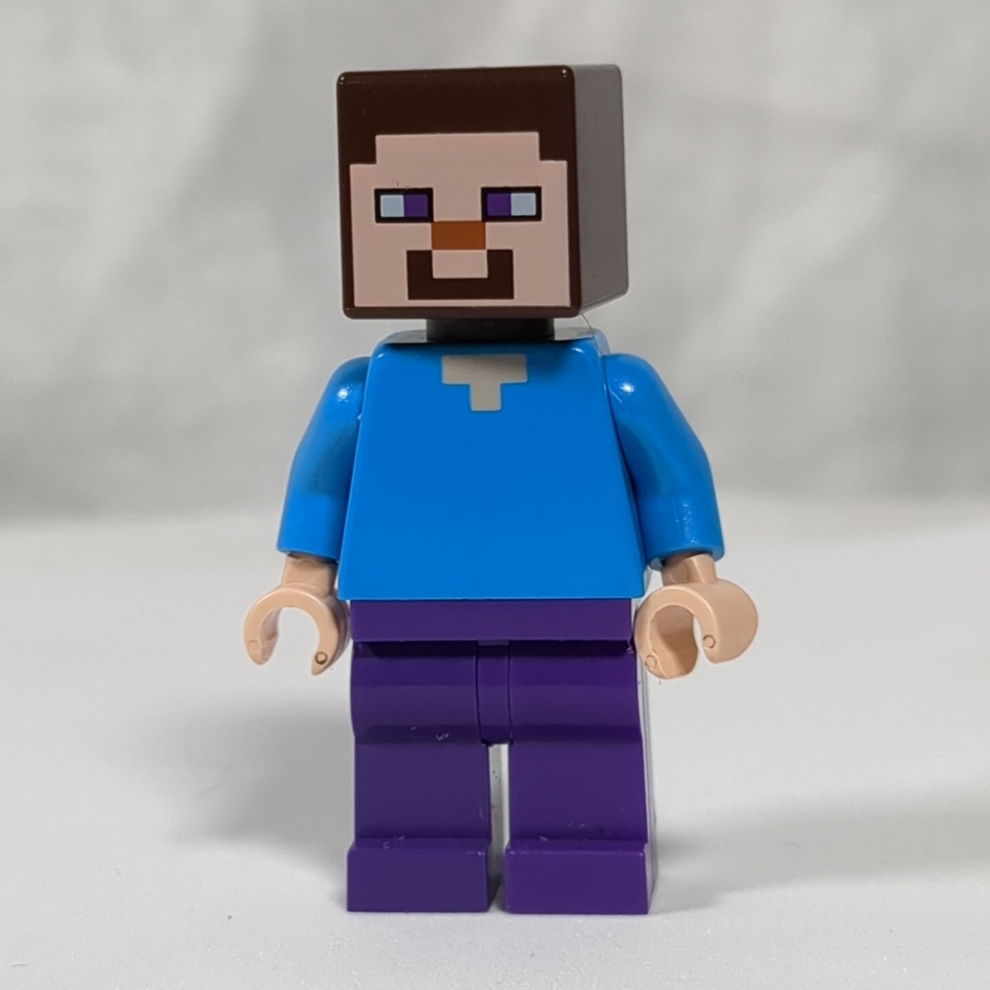LEGO Minecraft Steve Minifigure 21113 21114 Purple Pants Blue Torso ...