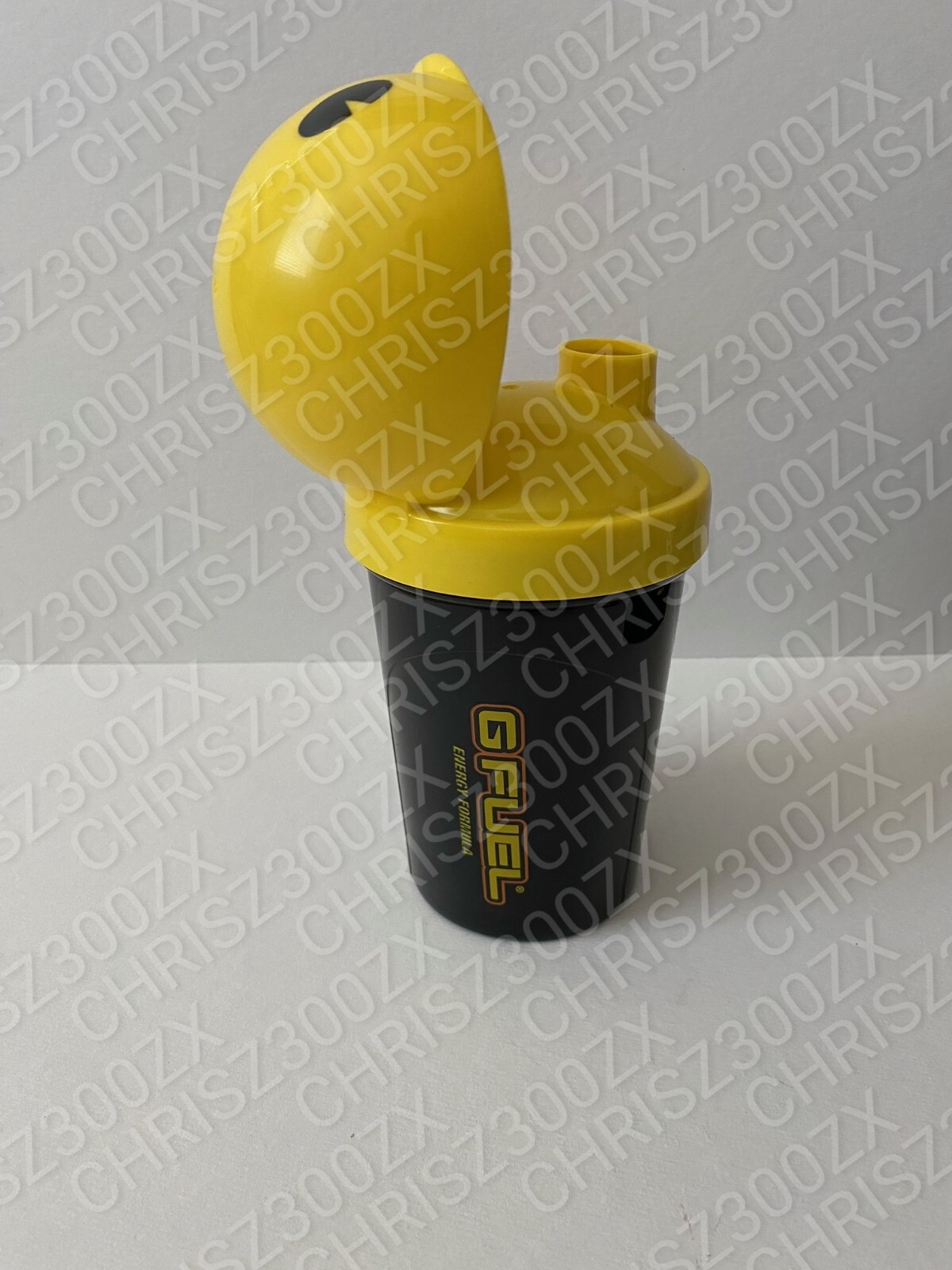 GFUEL Power Pellet Pac-Man Shaker Cup From Collector's Box Mouth Opens ...