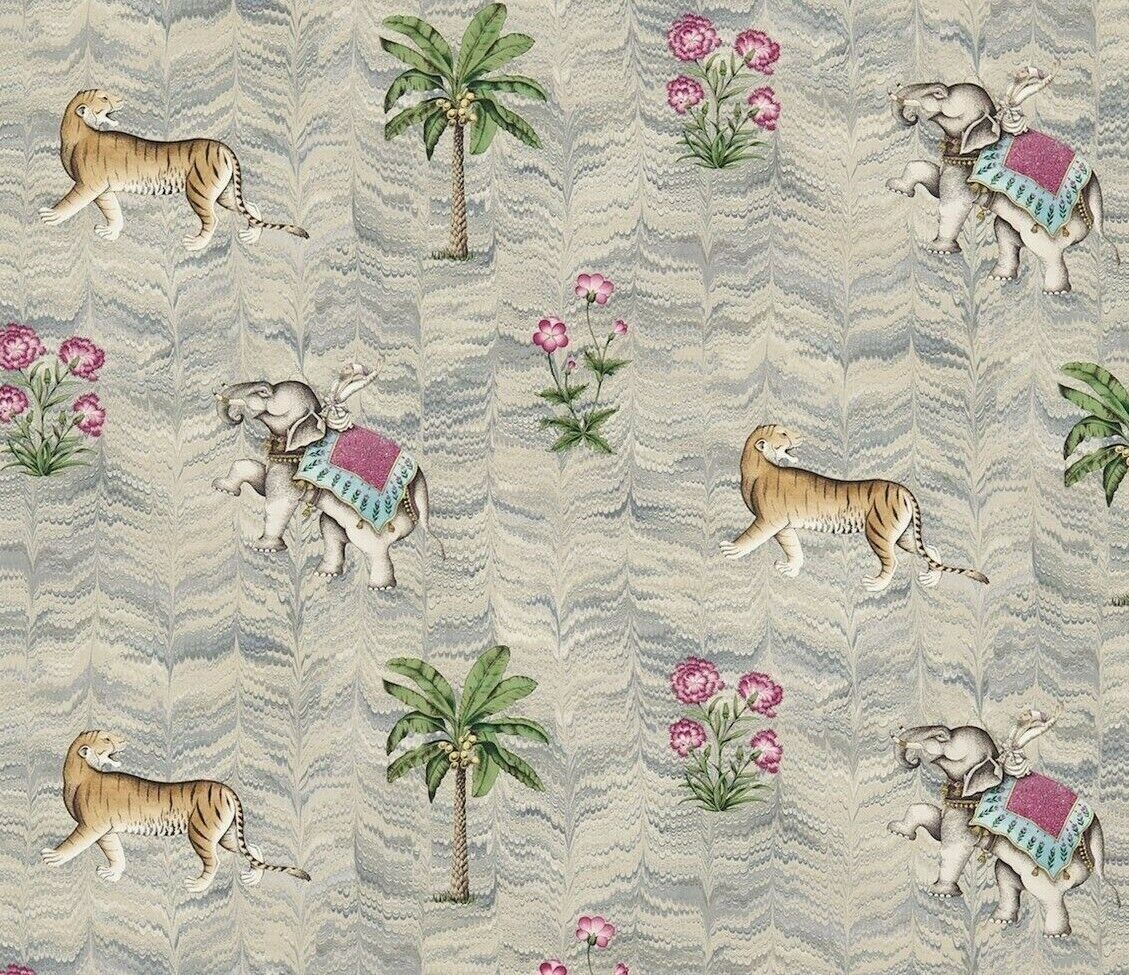 Zoffany Jaipur 321692 Fabric - Silver for sale online | eBay UK