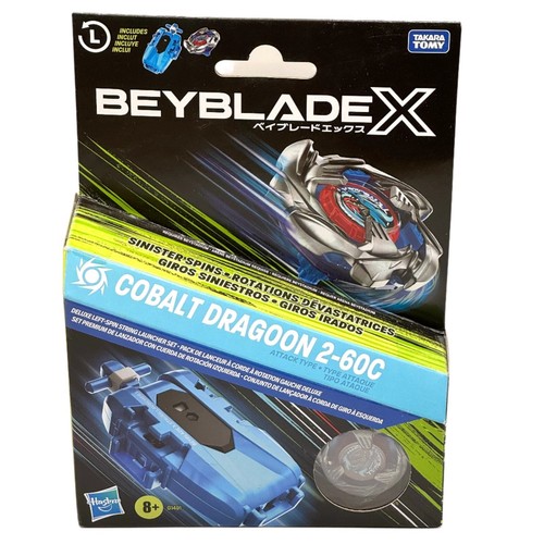 Hasbro Beyblade X: Cobalt Dragoon 2-60C String Launcher Included | eBay