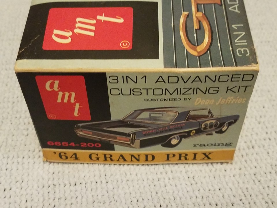 AMT 1964 Grand Prix Unbuilt 3 in 1 Advanced Customizing Kit 6654-200 ...