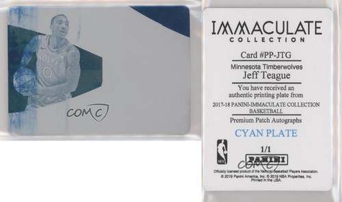 2017-18 Panini Immaculate Collection - Premium Patch Autographs Jeff ...