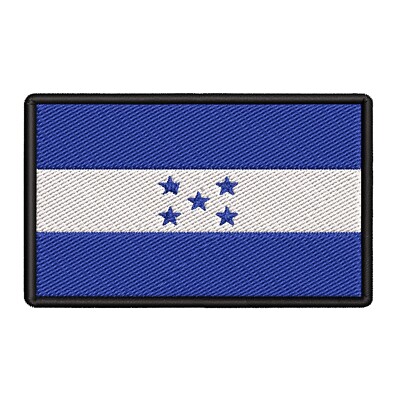 HONDURAS FLAG PATCH CATRACHO CENTRAL AMERICAN embroidered iron-on ...