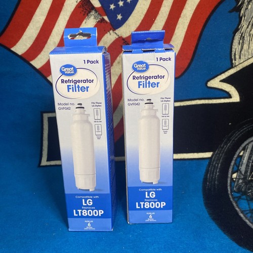 (2) Great Value Refrigerator Water Filter LG Models LT800P Kenmore 46 ...