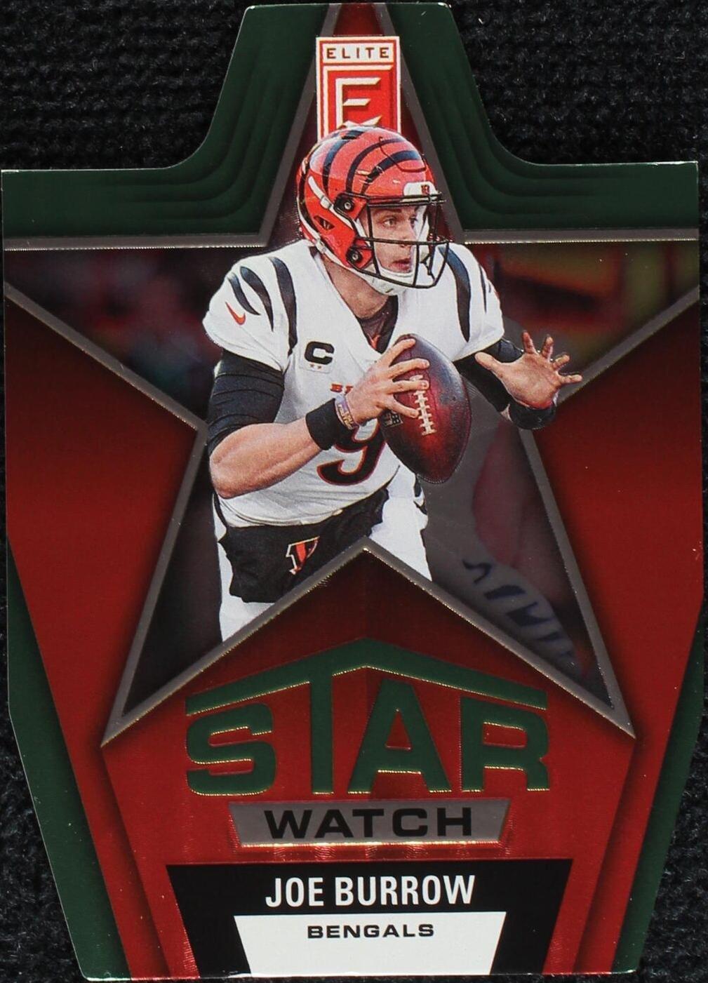 2022 Panini Donruss Elite - Star Watch Joe Burrow #SW-20 Green for sale ...