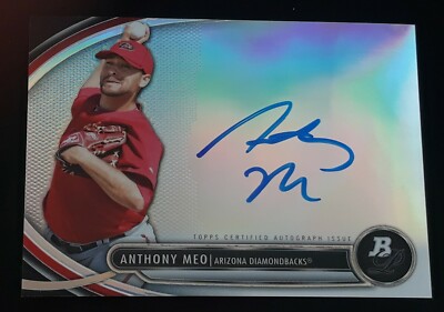 2013 Anthony Meo Auto Bowman Platinum Prospects # BPAP-AM Arizona ...