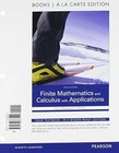 Finite Mathematics and Calculus with Applications Books a la Carte Plus ...