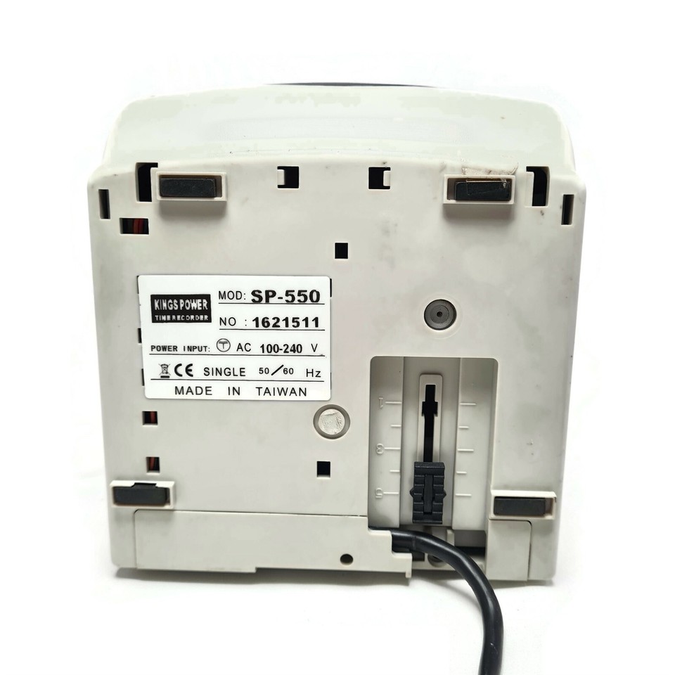 KingPower SP-550 Electronic Time Clock/Date Stamp Machine. Made in USA ...