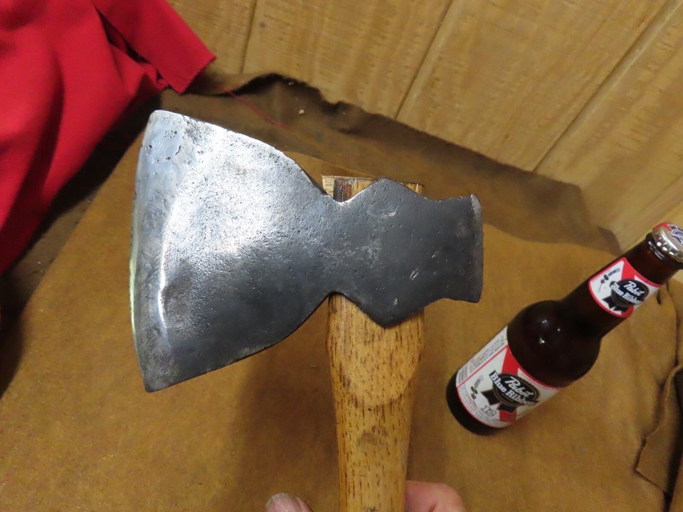 Vtg Broad Axe,Hatchet 3lb. Head,3-7/8x6"Unmarked,small,USA~AV/GD🤠🤠AX4 ...