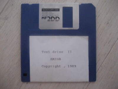 disquette de jeu amiga test drive 2 | eBay