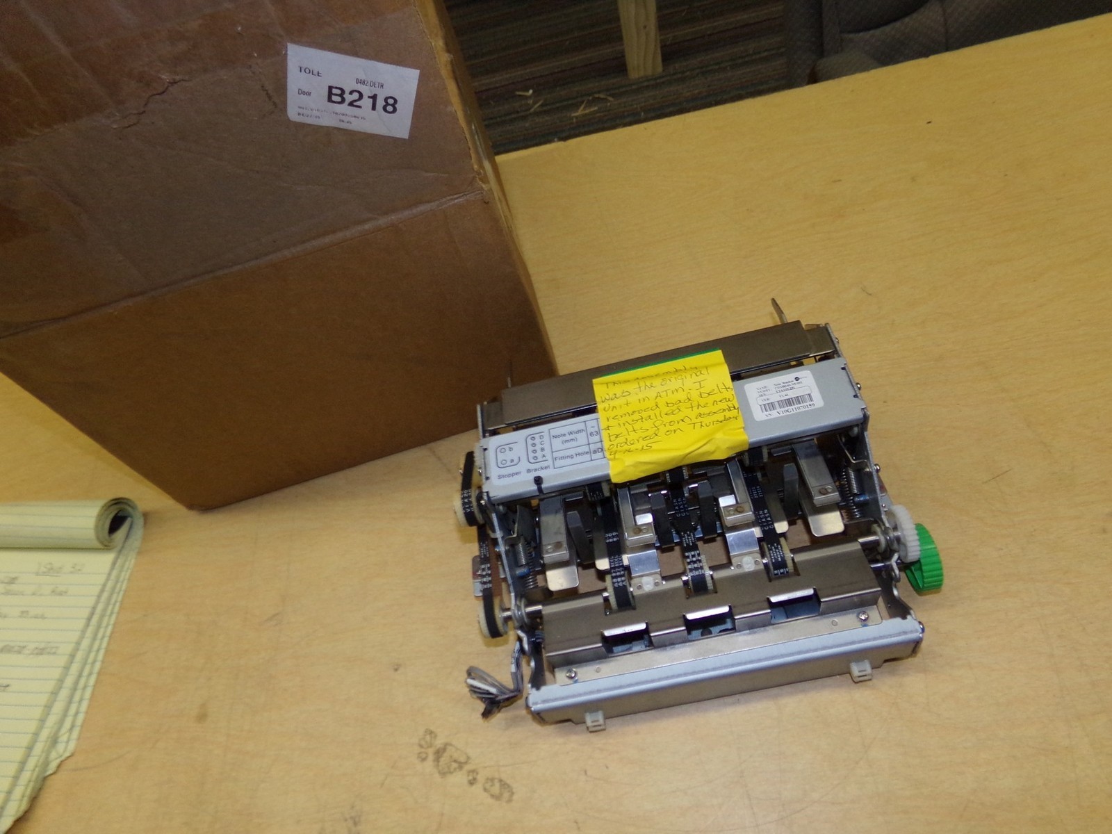ATM Note Stacker CDM8240-NS-001 FOR PARTS OR REPAIR *FREE SHIPPING* | eBay