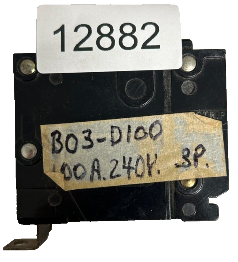 Challenger BQ3-D100 Circuit Breaker 100A 240V 3Poles | eBay