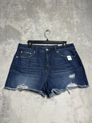 Time And Tru Women’s Sz 12 High Rise Short Distressed Cut Off 3.5 ...
