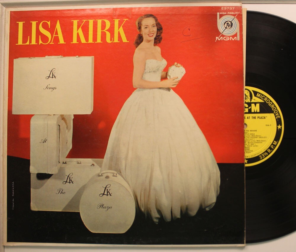 Lisa Kirk Lp Lisa Kirk Sings At The Plaza On Mgm - Vg+ / Vg++ | eBay