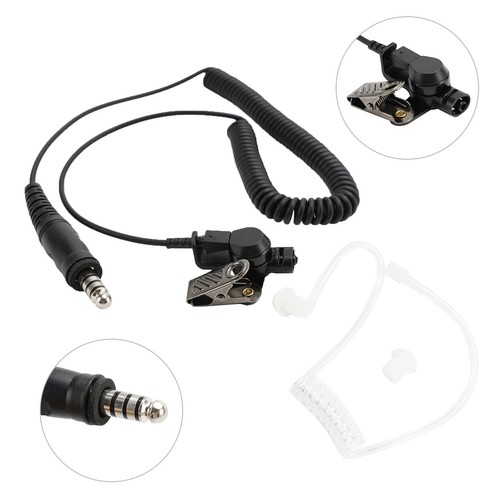 7.1-A3 In-ear Air Duct Headset Single listening Transparent Air Tube ...