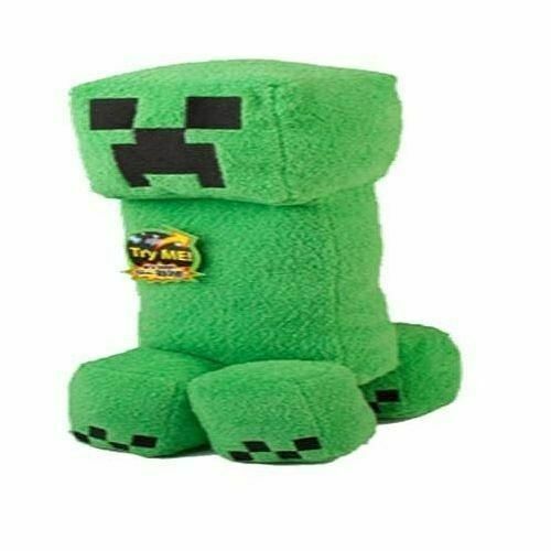 Minecraft Creeper Plush Soft Toy With Hissing Explosion Sound Effects ...