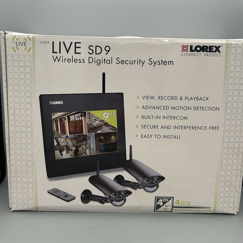 Lorex LW2710 LIVE SD9 Wireless Security System 2 Cameras | eBay