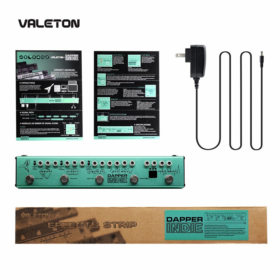Valeton Guitar Multi Effects Pedal Distortion Reverb Delay Chorus ...