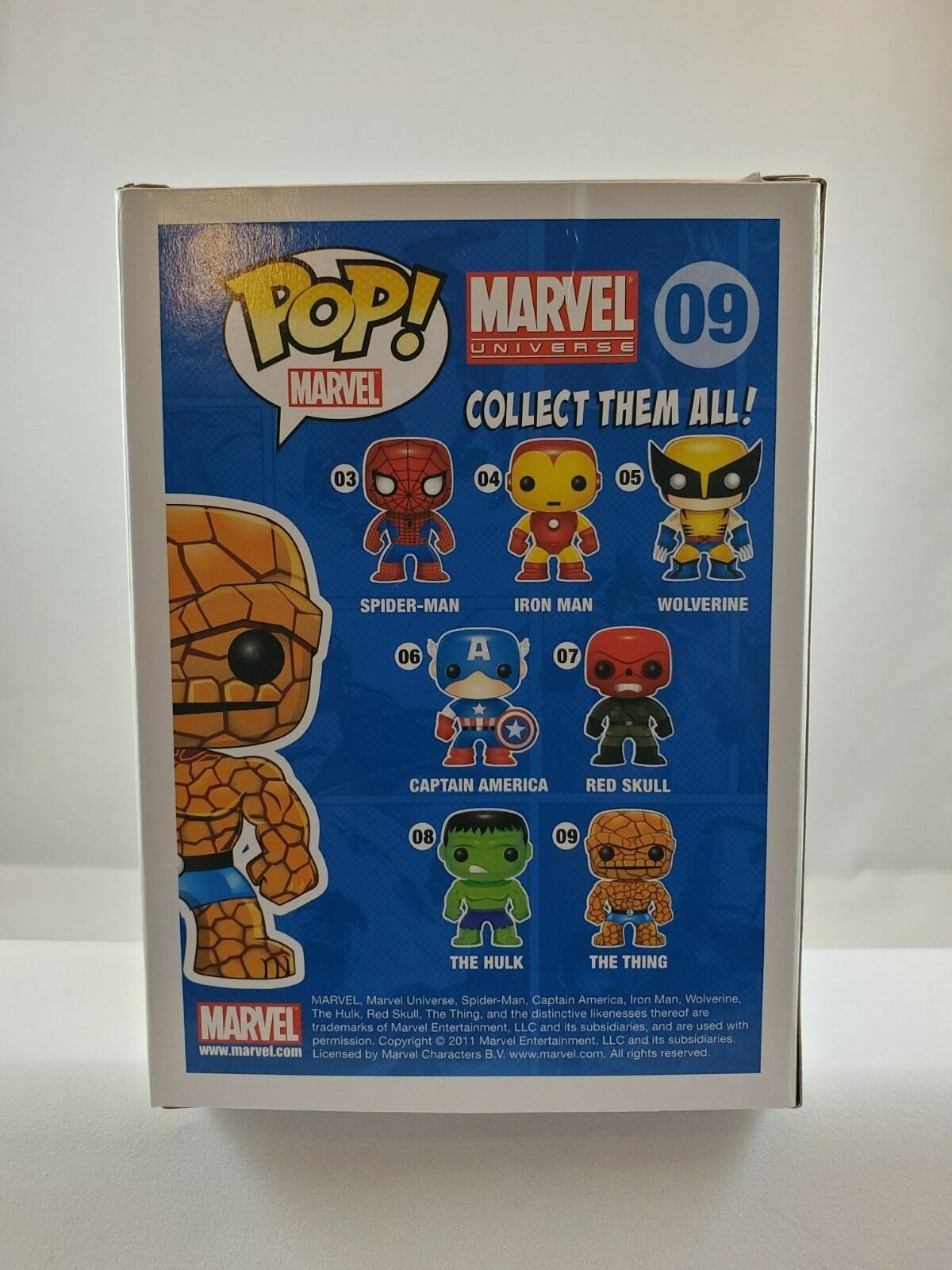 Funko Pop The Thing Marvel Universe Vaulted Vinyl Bobble-Head 09 HTF | eBay