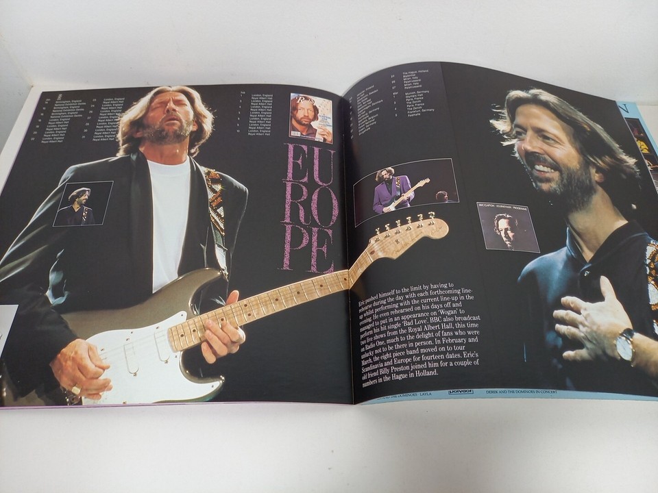 Eric Clapton Royal Albert Hall 1991 Programme | eBay UK
