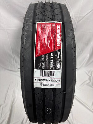 1 (One) New Gladiator All Steel Trailer LRG/14PR - ST235/80R16 Tire ...