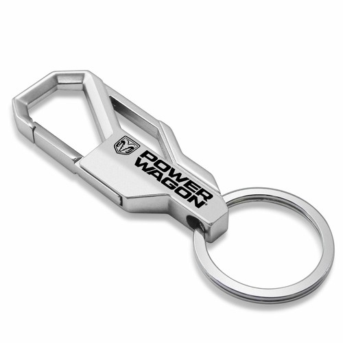 RAM Power Wagon Silver Carabiner-style Snap Hook Metal Key Chain | eBay
