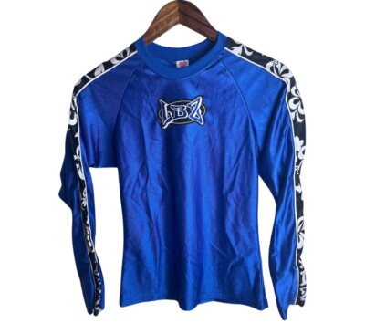 VTG LBZ Women’s Floral Blue Motocross Jersey Size Medium | eBay
