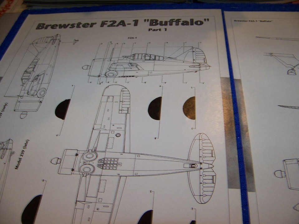 BREWSTER F2A-1 BUFFALO & MIG-21bis 5-VIEWS/COLOR PROFILES/DETAIL PHOTOS ...