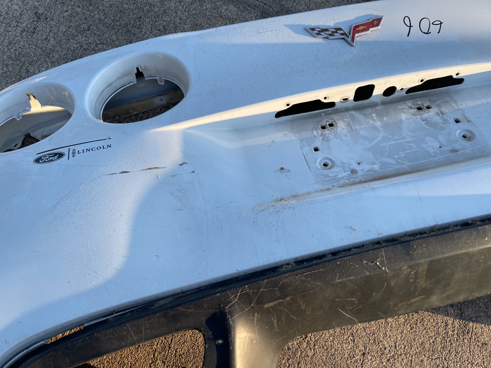 2005 2006 2007 2008 2009 2010 2011 2012 2013 CORVETTE C6 REAR BUMPER ...