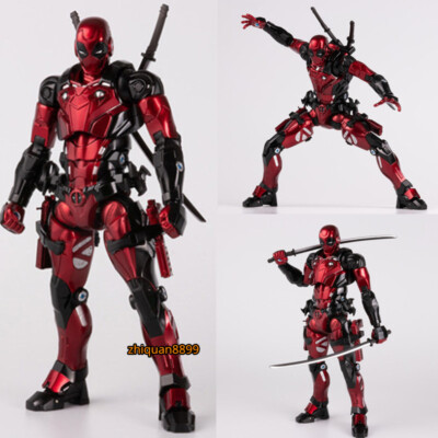 Official Marvel Deadpool 6in ABS Diecast Action Figure PVC Model Doll ...
