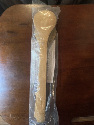 Pampered Chef Bamboo Spoon Set Of Three New Wooden Spoons Non Stick ...