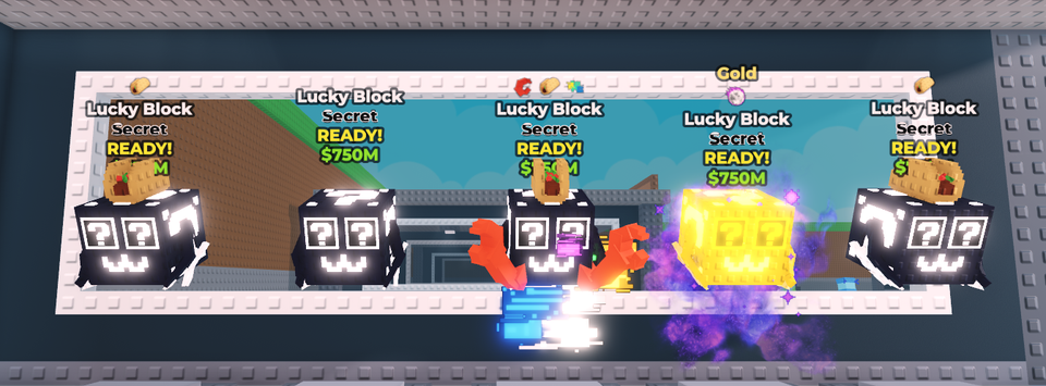 Steal a Brainrot 🧠| Full Secret Lucky Block Base (10 Lucky Blocks ...