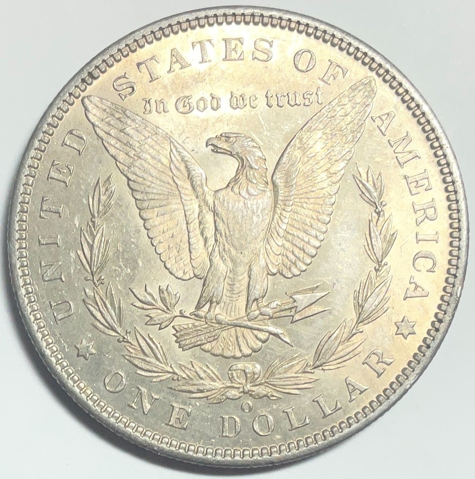 1887-O Morgan Silver Dollar Coin - BU Toned - Beautiful Coin - No ...