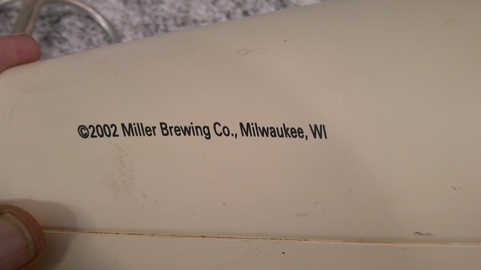 2002 Miller High Life Fishing Lure Advertisement Wall Hanger Store ...