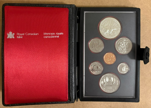 1980 Canada Prestige Set - 50% Silver Dollar - 7 Coin COA RCM / MRC | eBay