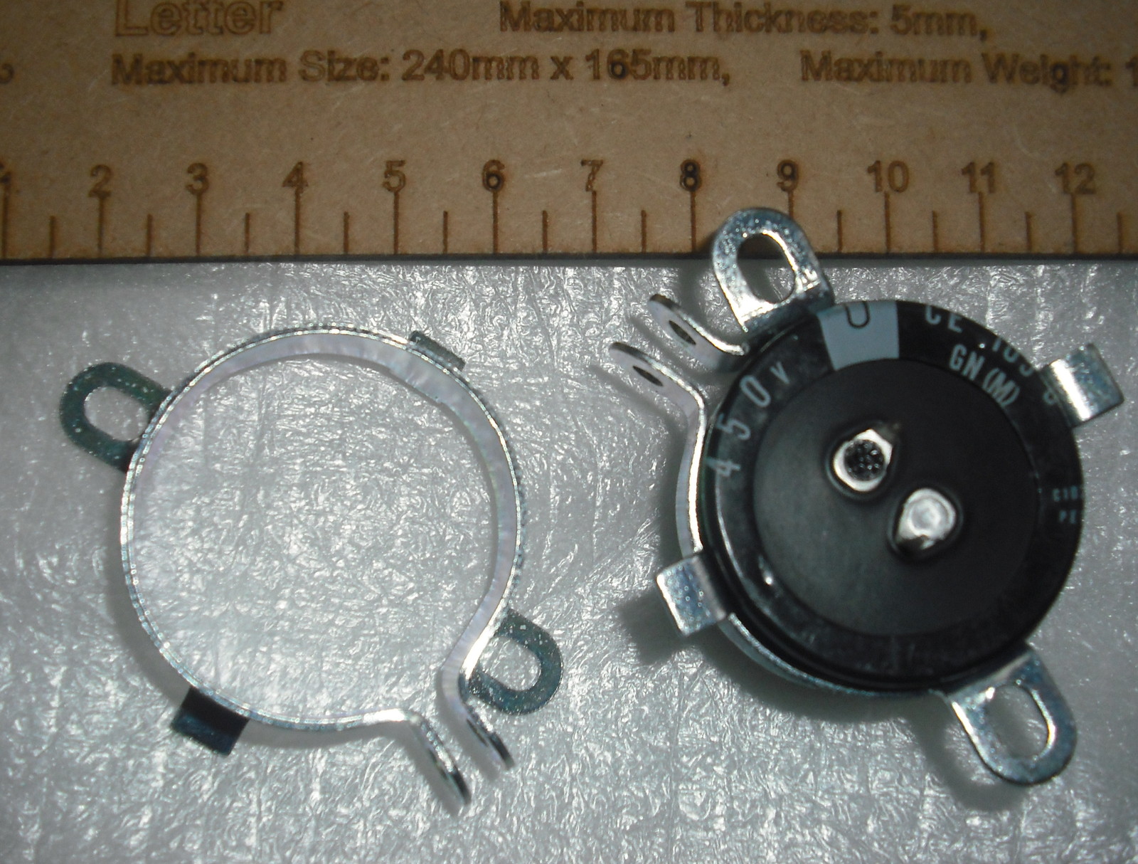 35mm radial cap clamp capacitor retainer holder replacement UK valve ...